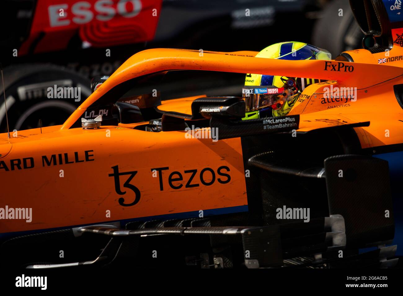 Spielberg, Austria. 4th July, 2021. # 4 Lando Norris (GBR, McLaren F1 ...