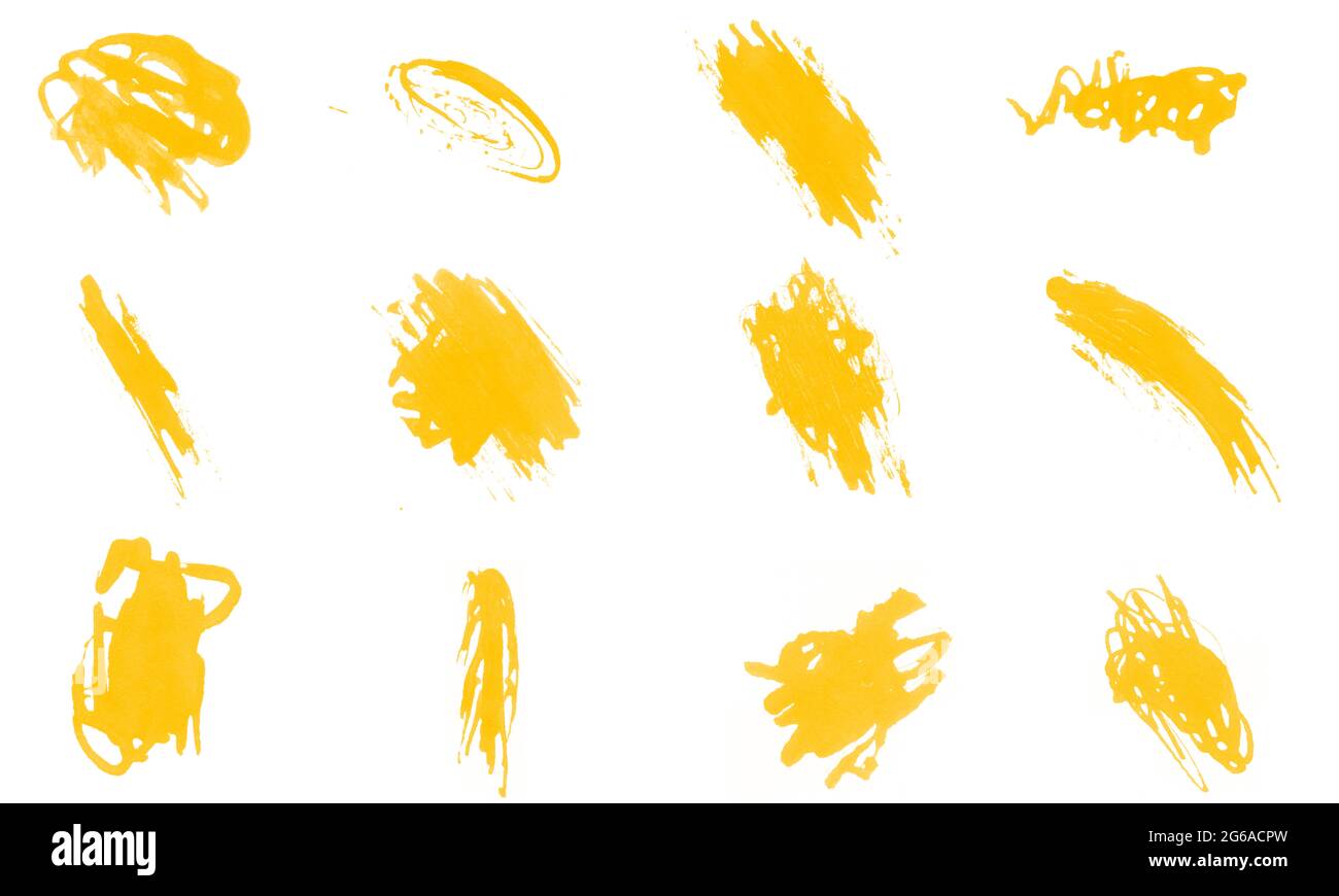 Beautiful isolated paint brushes for painting. Abstract brushes ...