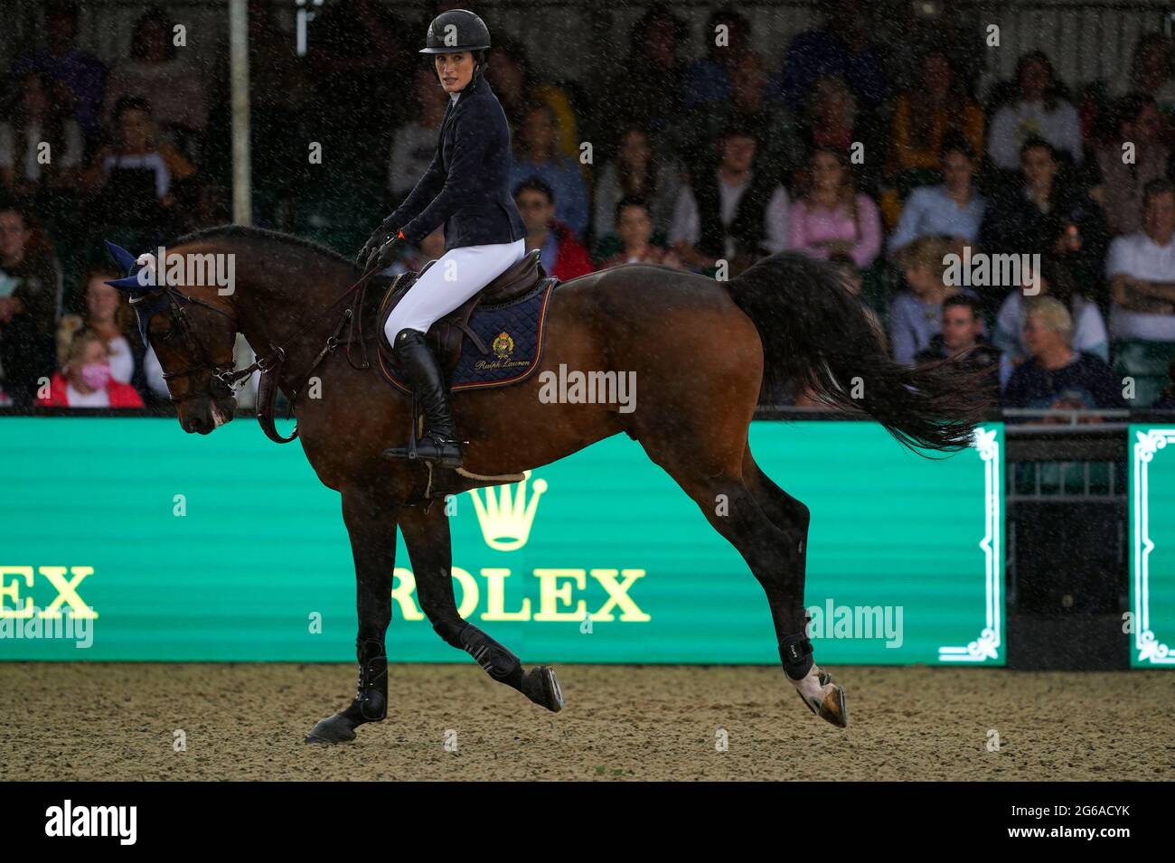 Jessica Springsteen riding Don Juan van de Donkhoeve competes in the ...