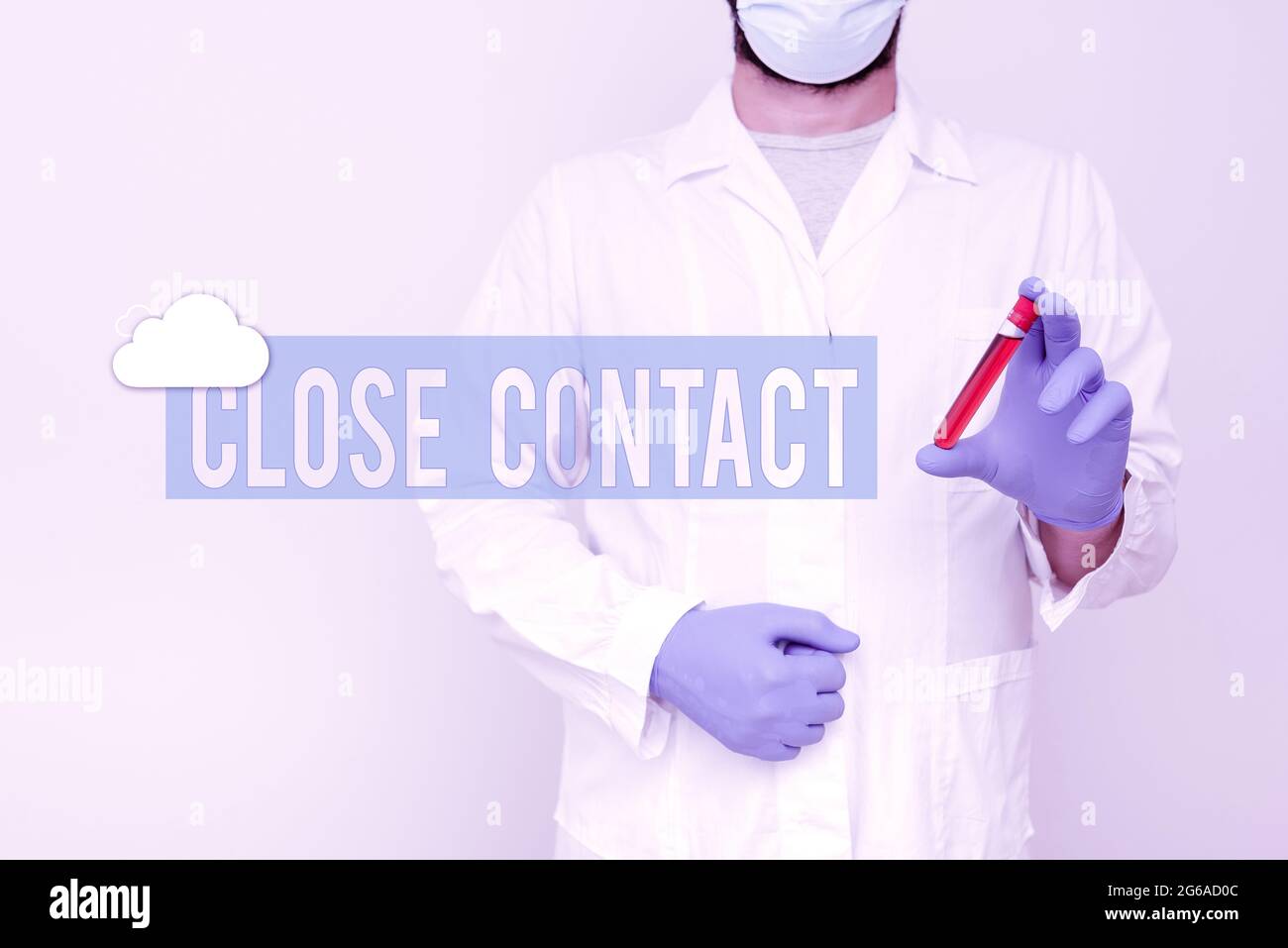 Inspiration showing sign Close Contact. Business concept having a ...