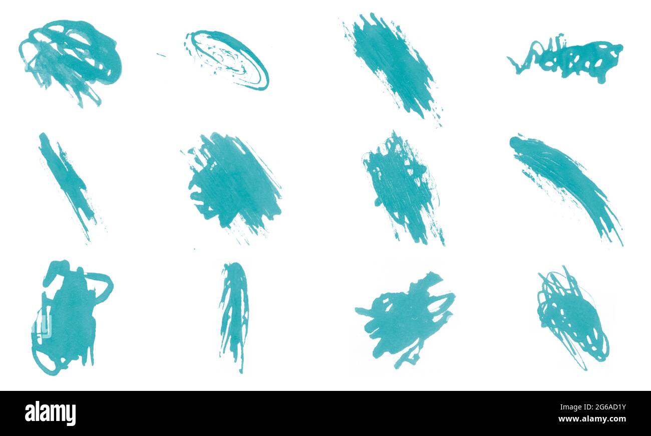 Beautiful isolated paint brushes for painting. Abstract brushes ...