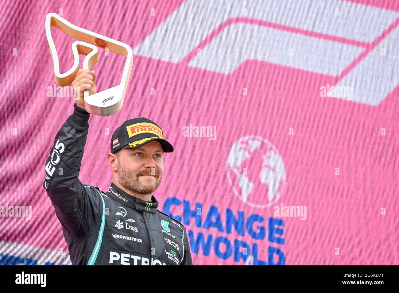 Spielberg, Austria. 4th July, 2021. # 77 Valtteri Bottas (FIN, Mercedes ...
