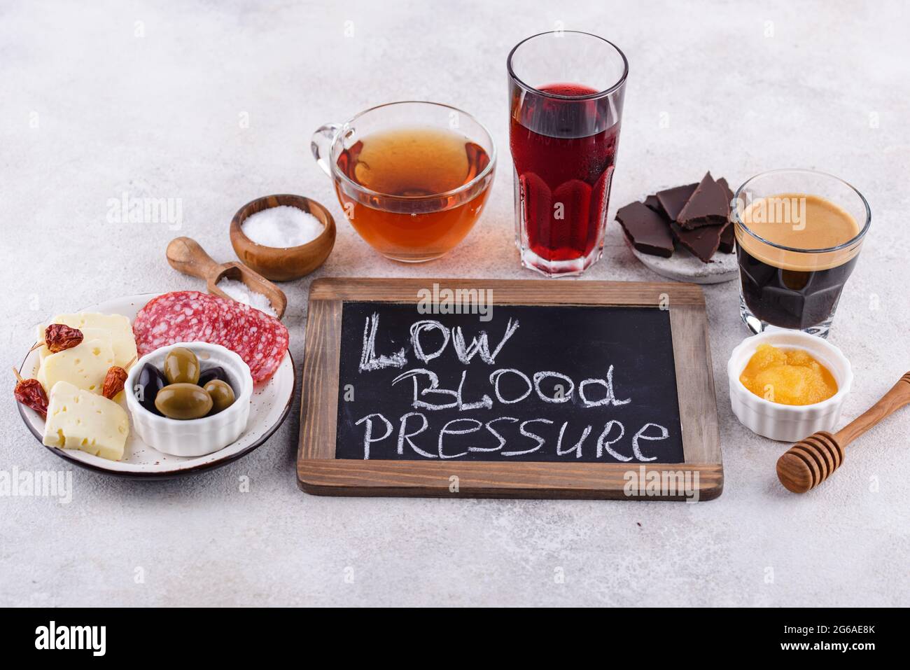 Natural ways to raise blood pressure Stock Photo - Alamy