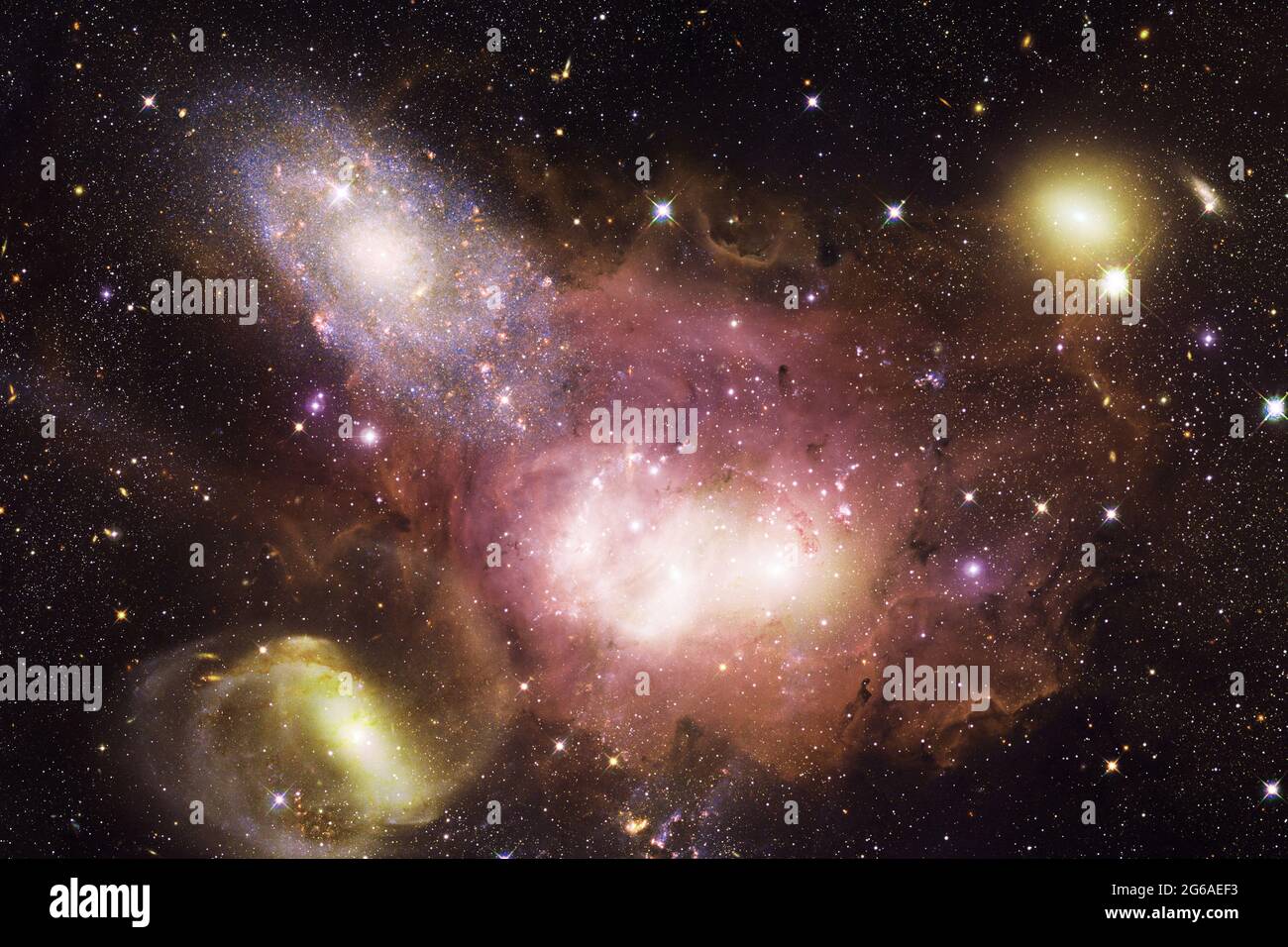 Deep space. Awesome science fiction render. Elements of this image ...