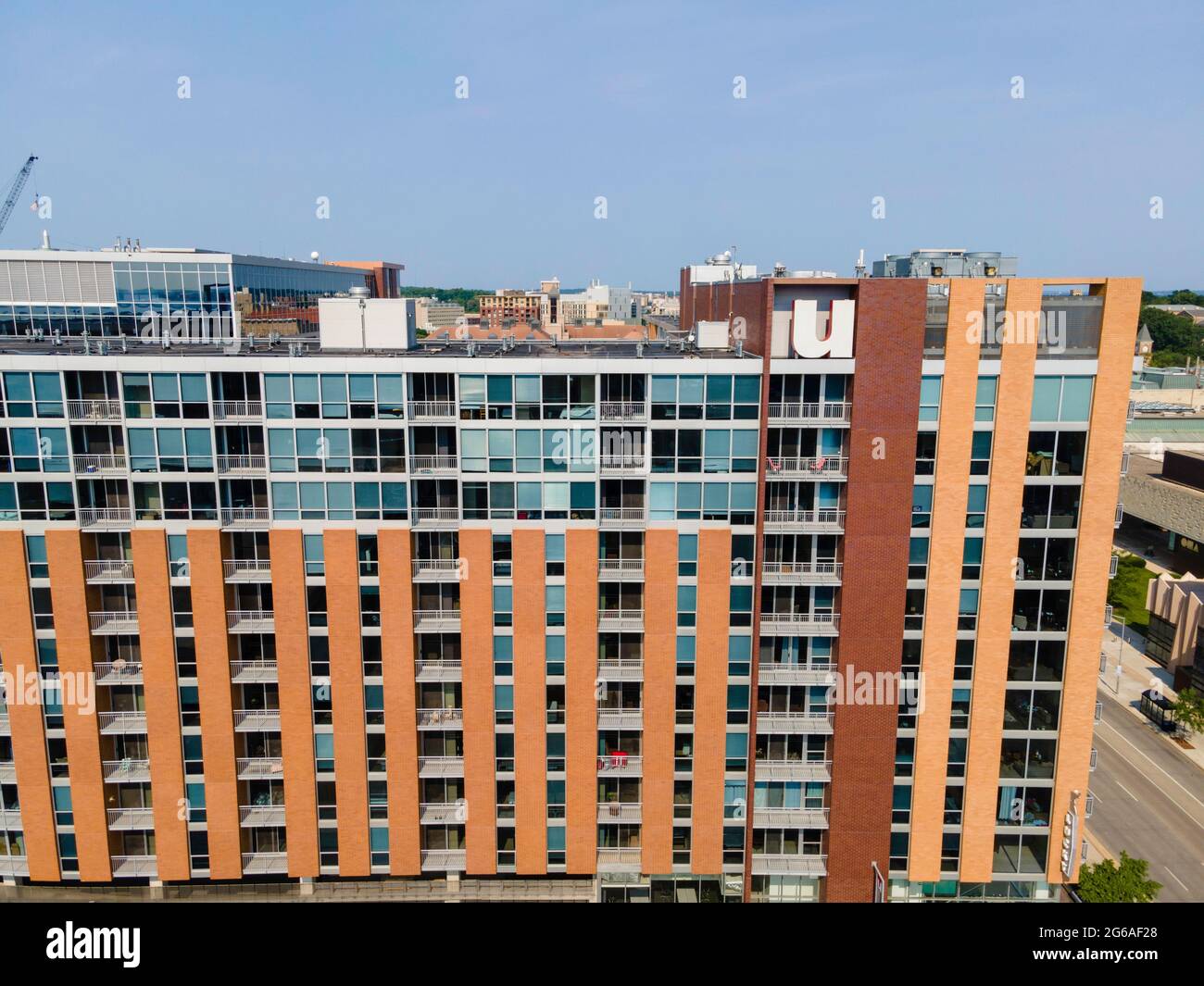 University of wisconsin madison aerial hi-res stock photography and ...