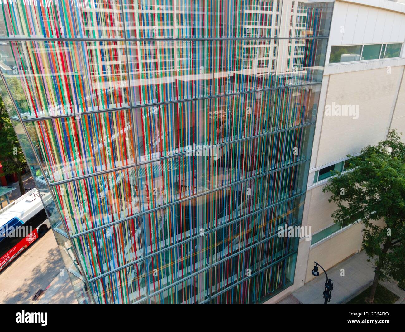 Aerial photograph of the Madison Museum of Contemporary Art, State ...