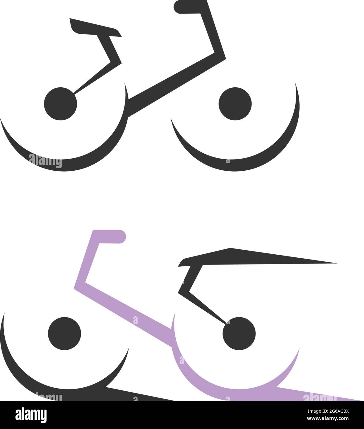 Bicycle. Bike icon logo design vector. Cycling concept Stock Vector ...