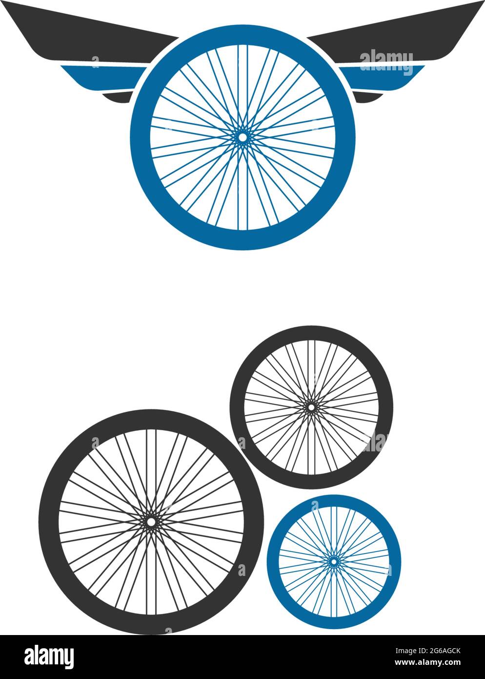 Bicycle. Bike icon logo design vector. Cycling concept Stock Vector ...