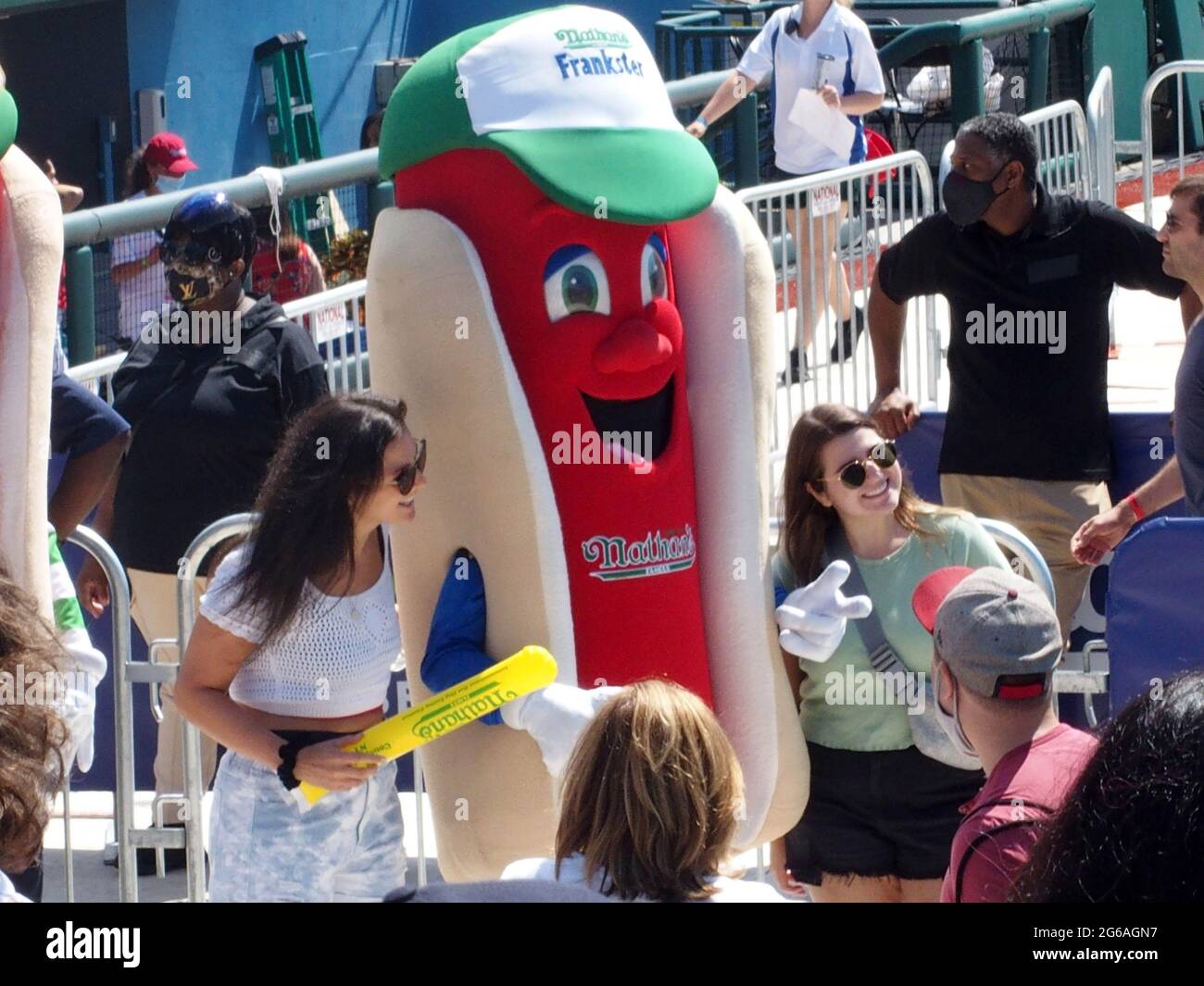 July 4, 2021, New York, New York, USA: NATHANâ€™S FAMOUS FOURTH OF JULY ...