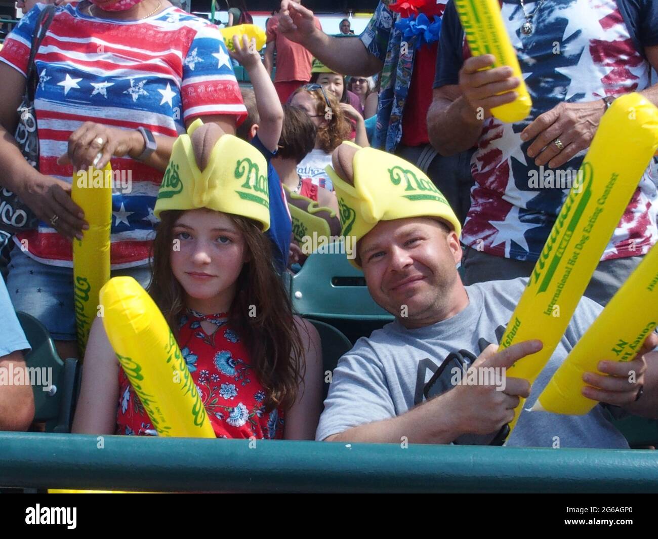 July 4, 2021, New York, New York, USA: NATHANâ€™S FAMOUS FOURTH OF JULY ...