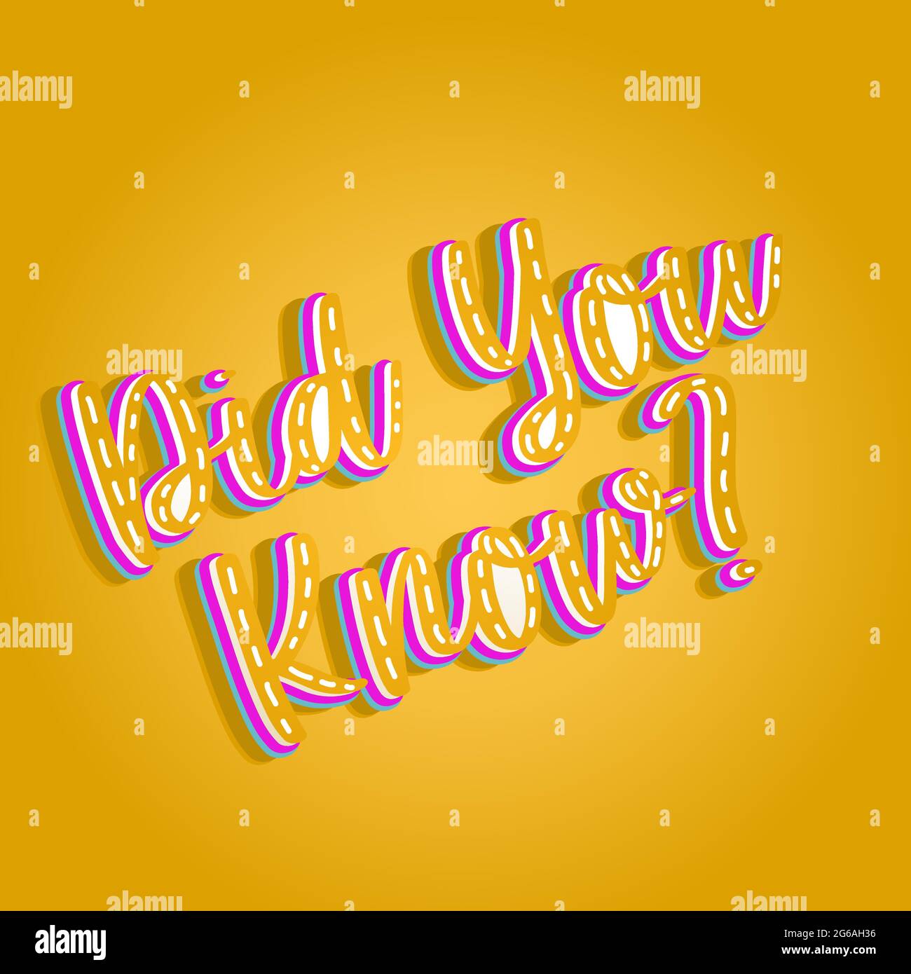 Did you know banner. Know you vector sticker template. Question for ...