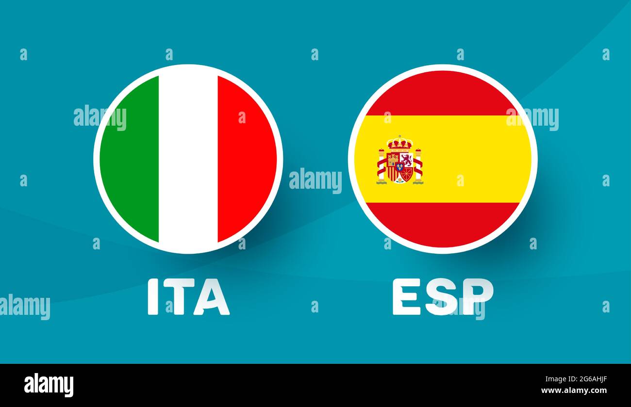 Spain vs italy football Stock Vector Images - Alamy
