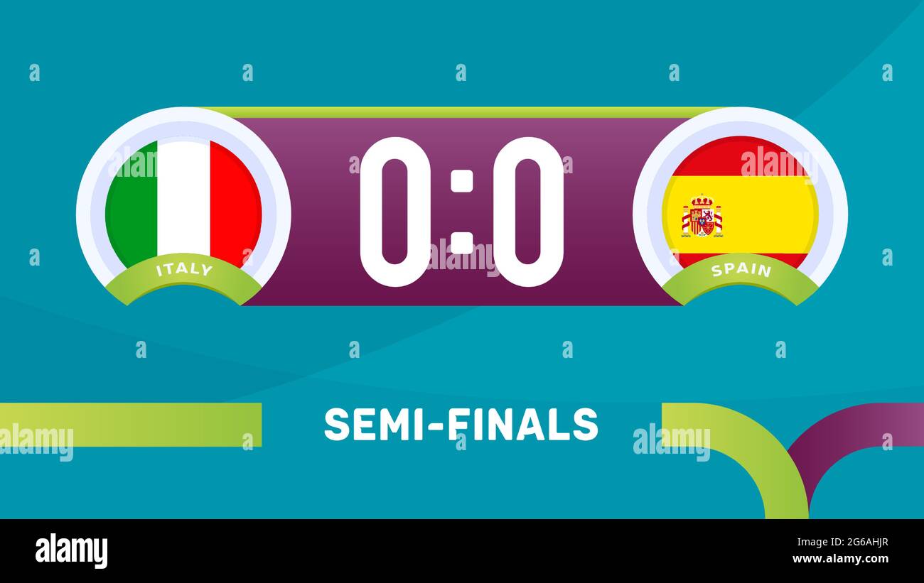 Spain vs italy football Stock Vector Images - Alamy