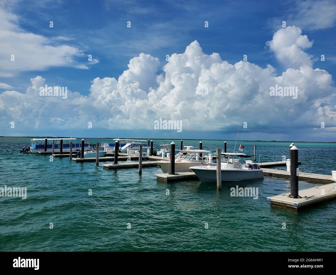 Bimini, Bahamas - June 26, 2021 - Docks of Resorts World Bimini Marina ...
