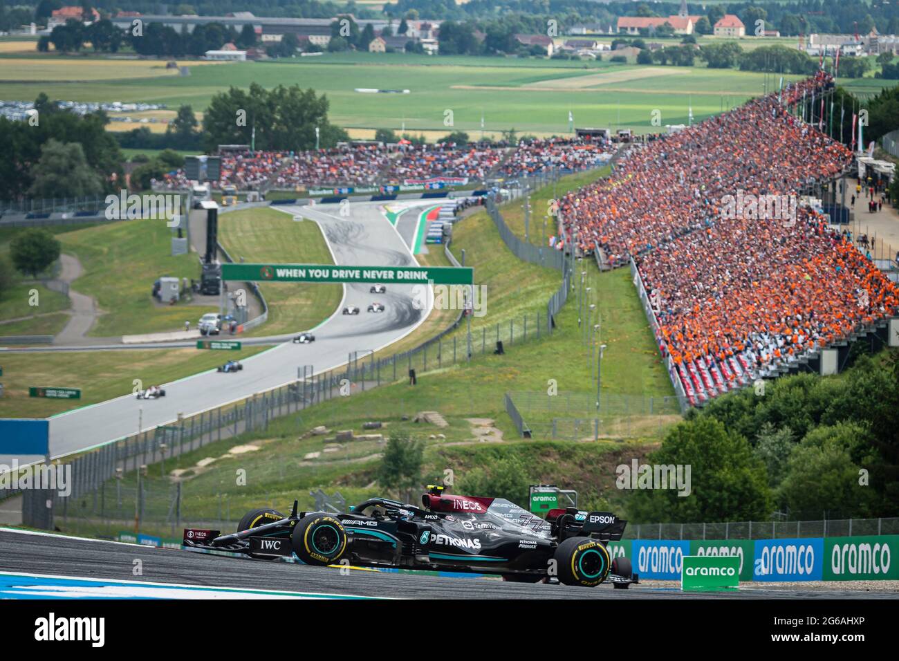 Spielberg, Austria. 04th July, 2021. Mercedes AMG Petronas F1 Team's ...