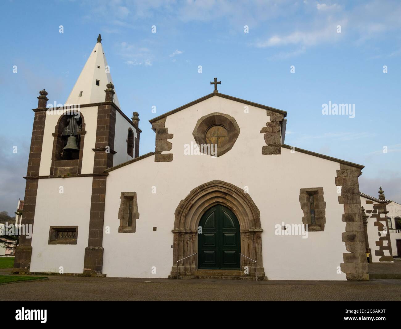 São Sebastião church, Terceira Island Stock Photo - Alamy