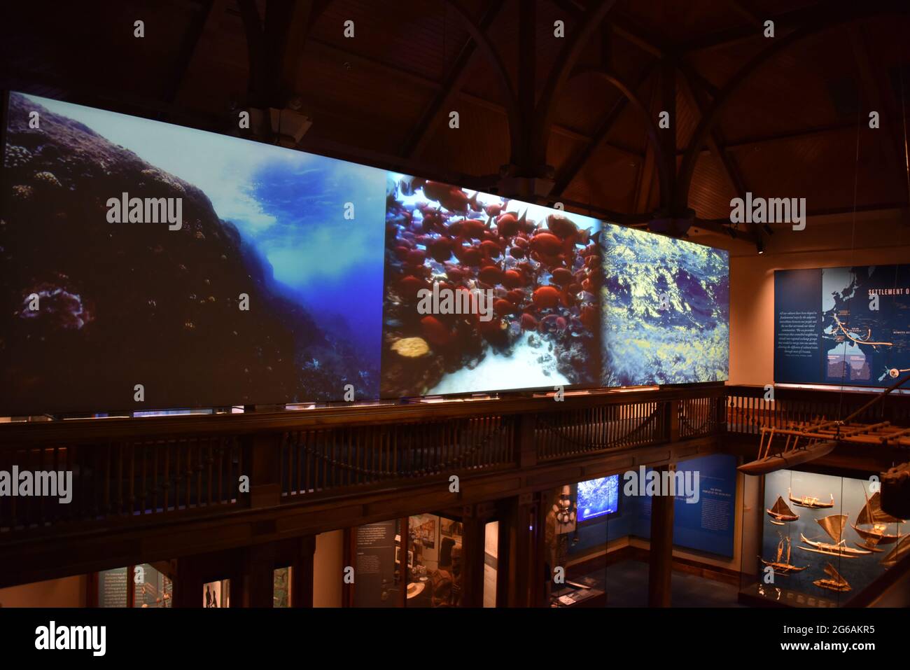 Oahu, Hawaii. U.S.A. 6/9/2021. (Ambient light/flash) Bishop Museum 1889 ...