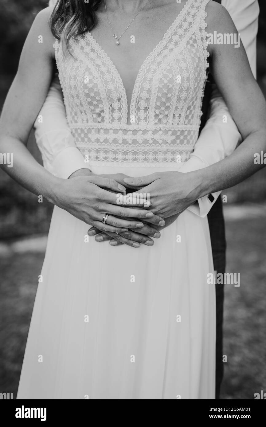 Hands married Black and White Stock Photos & Images - Alamy