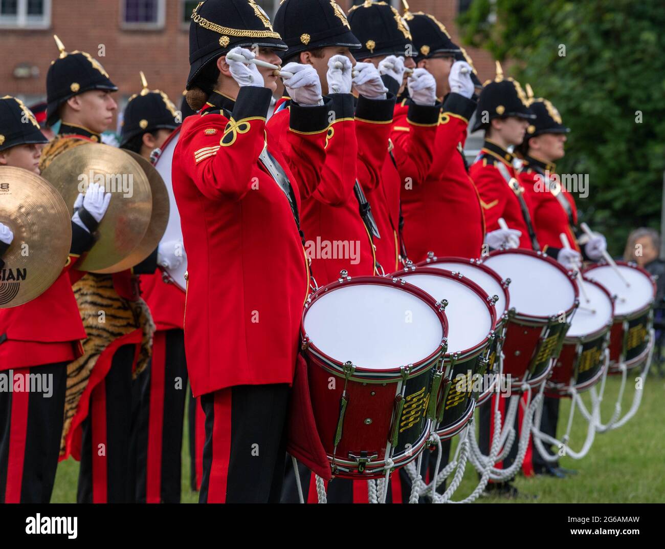Brentwood Essex 4th July 2021 Brentwood Prom; a musical concert by the ...