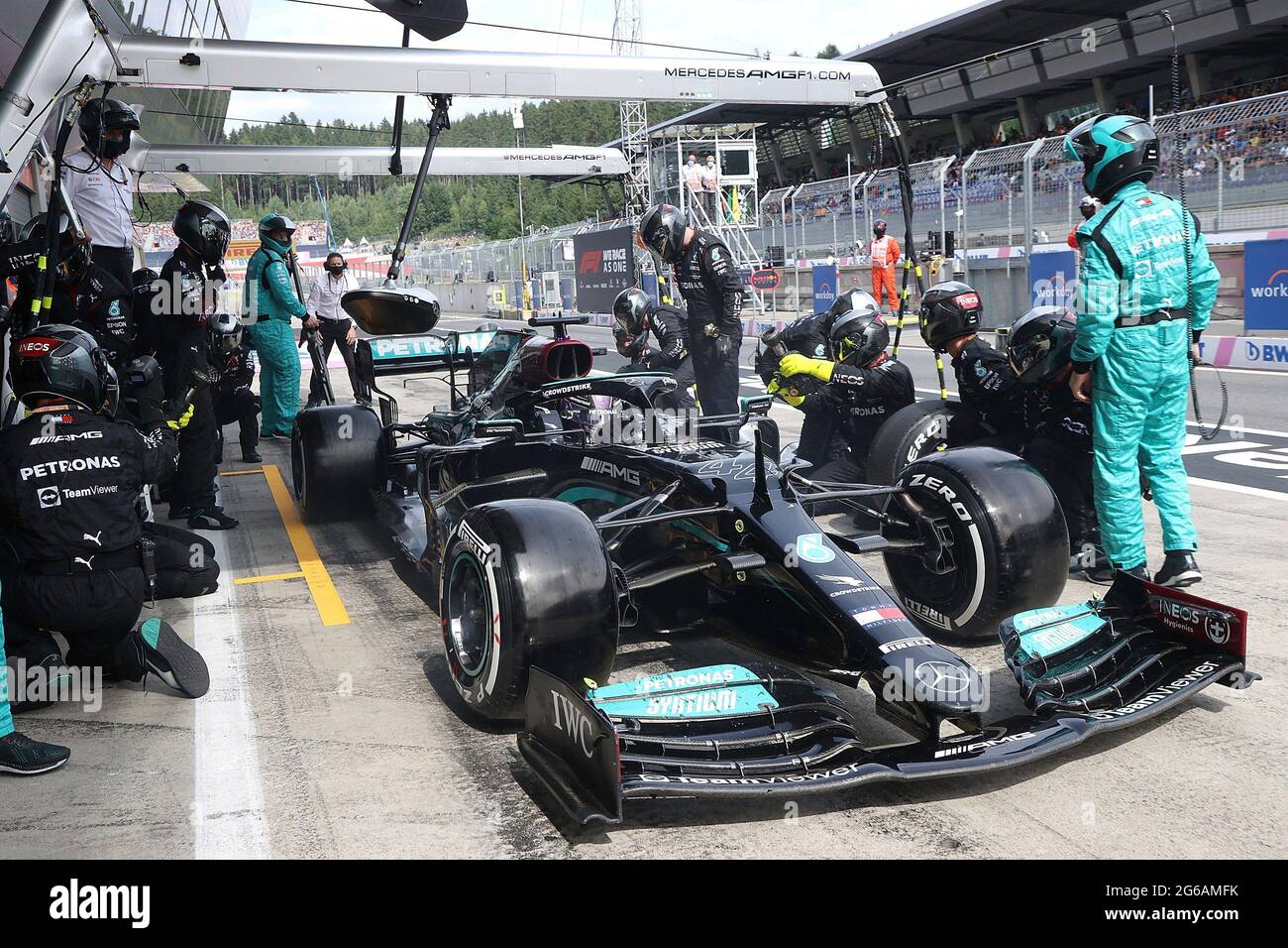 04.07.2021, Red Bull Ring, Spielberg, Formula 1 BWT Grosser Preis von Osterreich 2021, in the ...