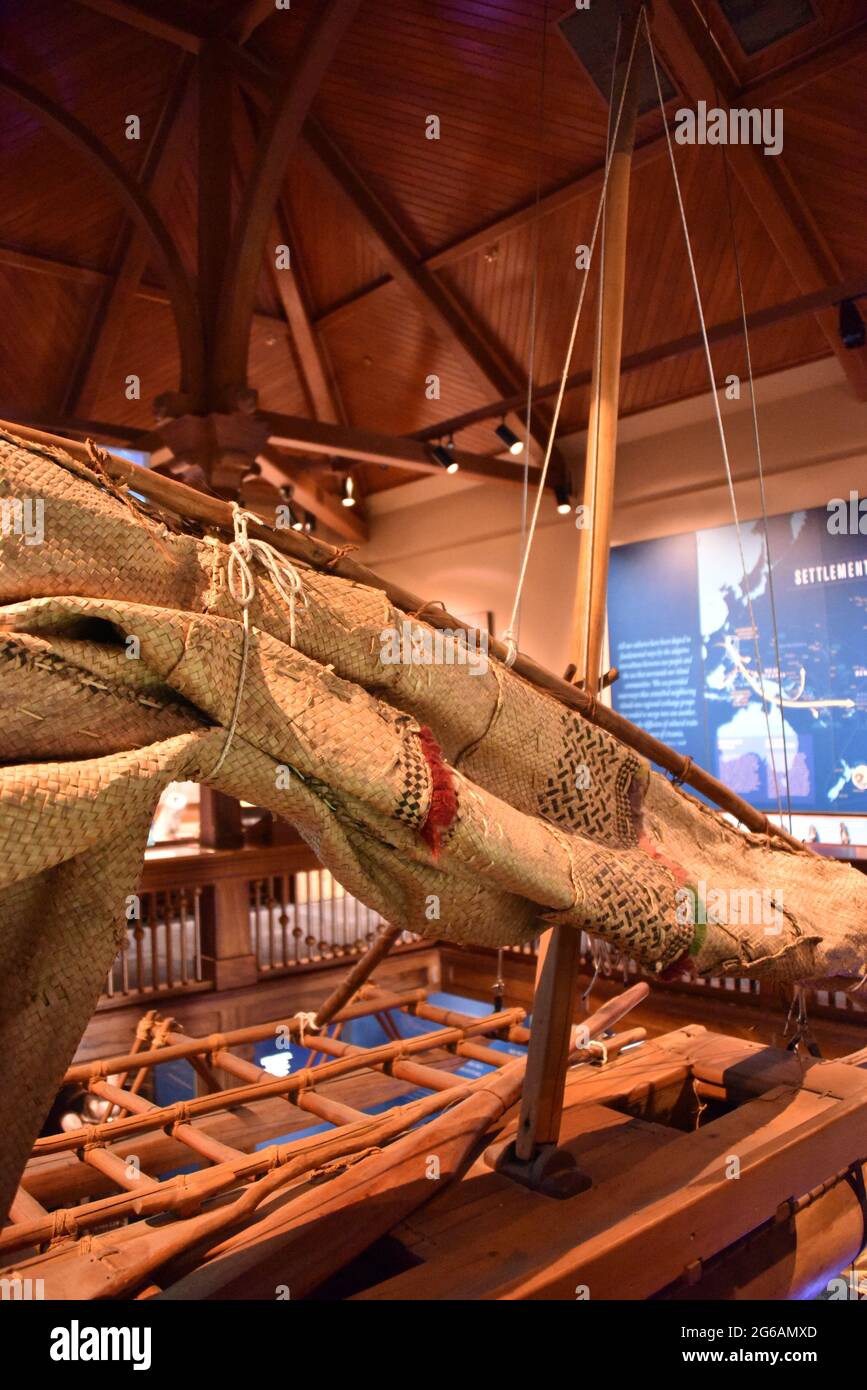 Oahu, Hawaii. U.S.A. 6/9/2021. (Ambient light/flash) Bishop Museum 1889 ...