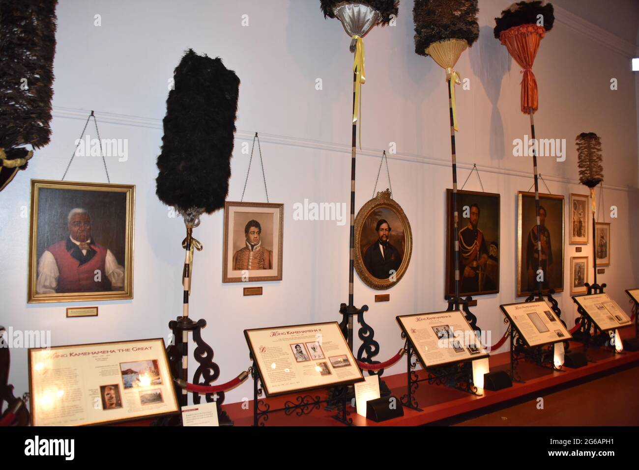 Oahu, Hawaii. U.S.A. 6/9/2021. (Ambient light/flash) Bishop Museum 1889 ...