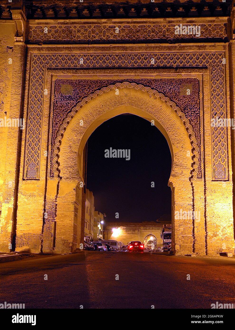 Architecture of the old town of Meknes in Morocco Stock Photo - Alamy