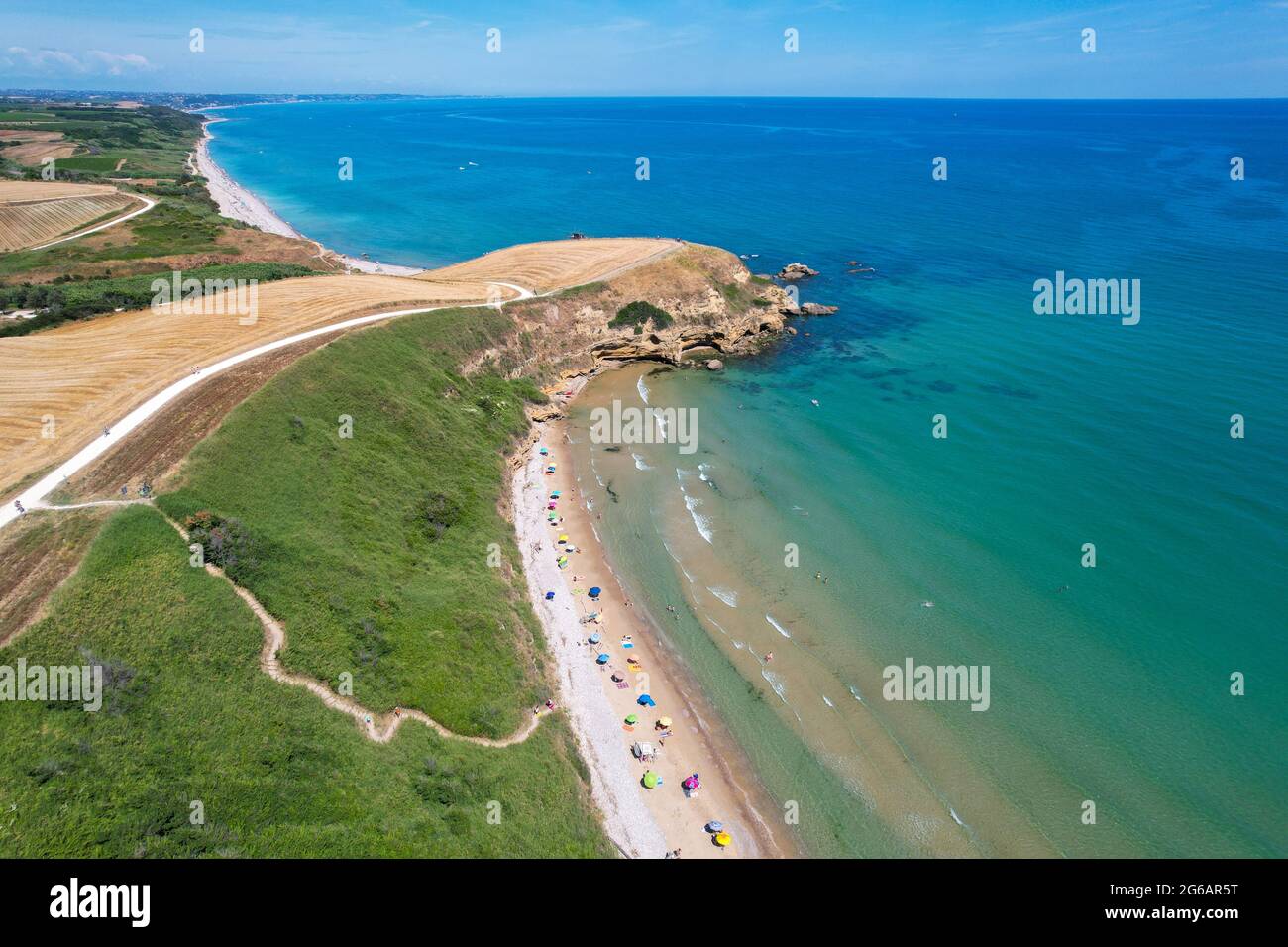 The Punta Aderci Nature Reserve. It offers one of the most beautiful ...