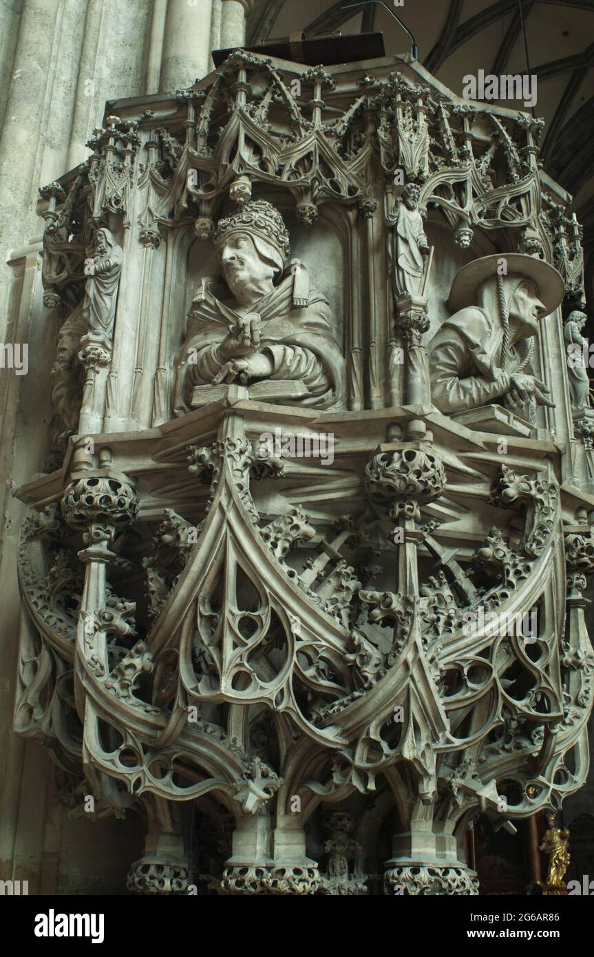 Pulpit of anton pilgram hi-res stock photography and images - Alamy