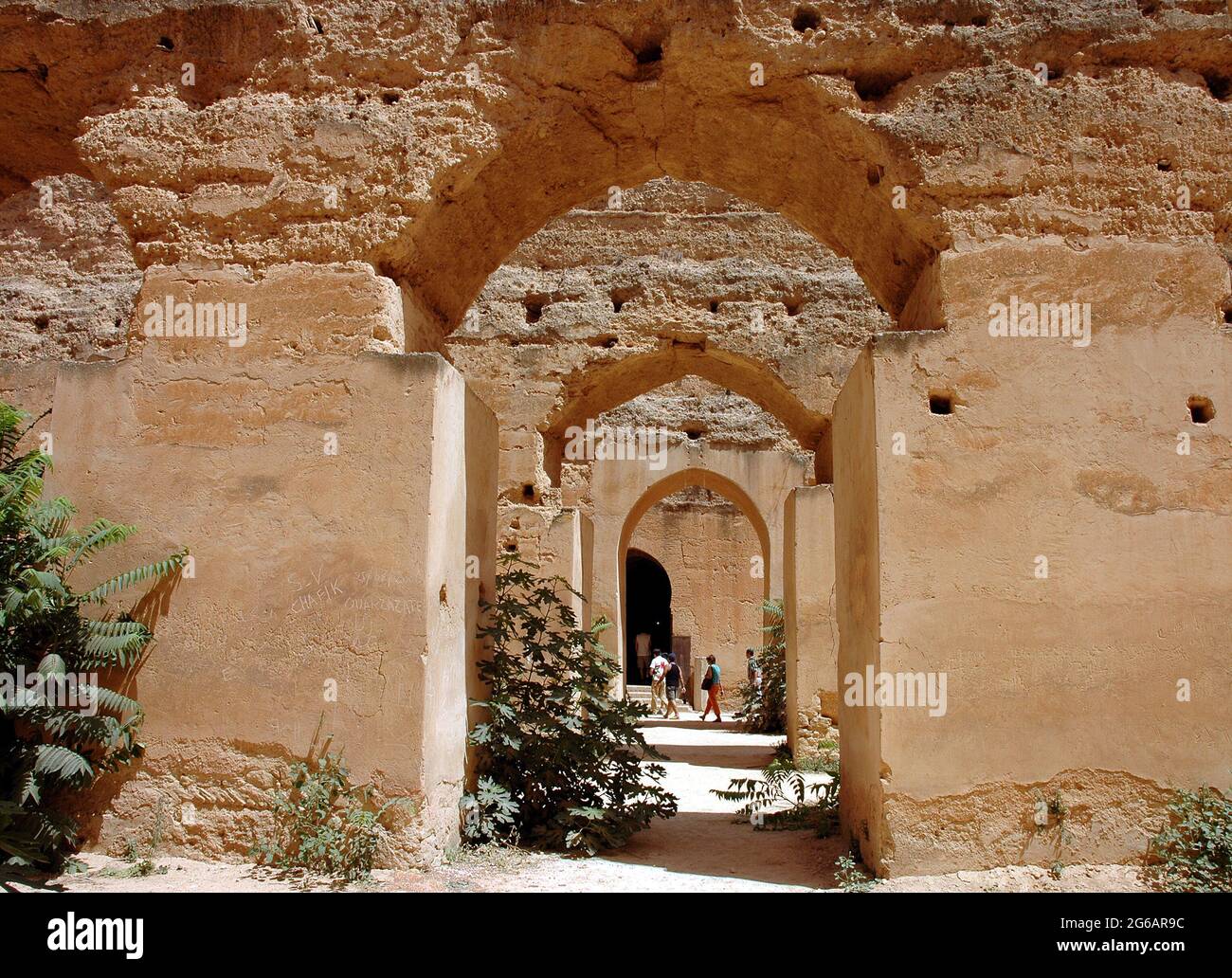 Architecture of the old town of Meknes in Morocco Stock Photo - Alamy
