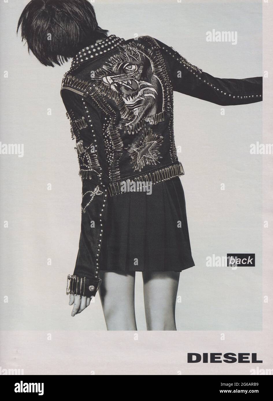poster advertising Diesel fashion house in paper magazine from 2015 ...