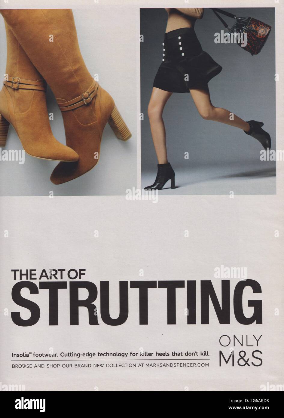 poster advertising Marks & Spencer fashion house in paper magazine from ...