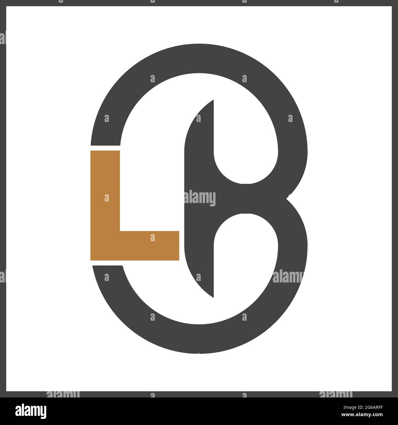 Alphabet Initials logo BL, LB, B and L Stock Vector Image & Art - Alamy