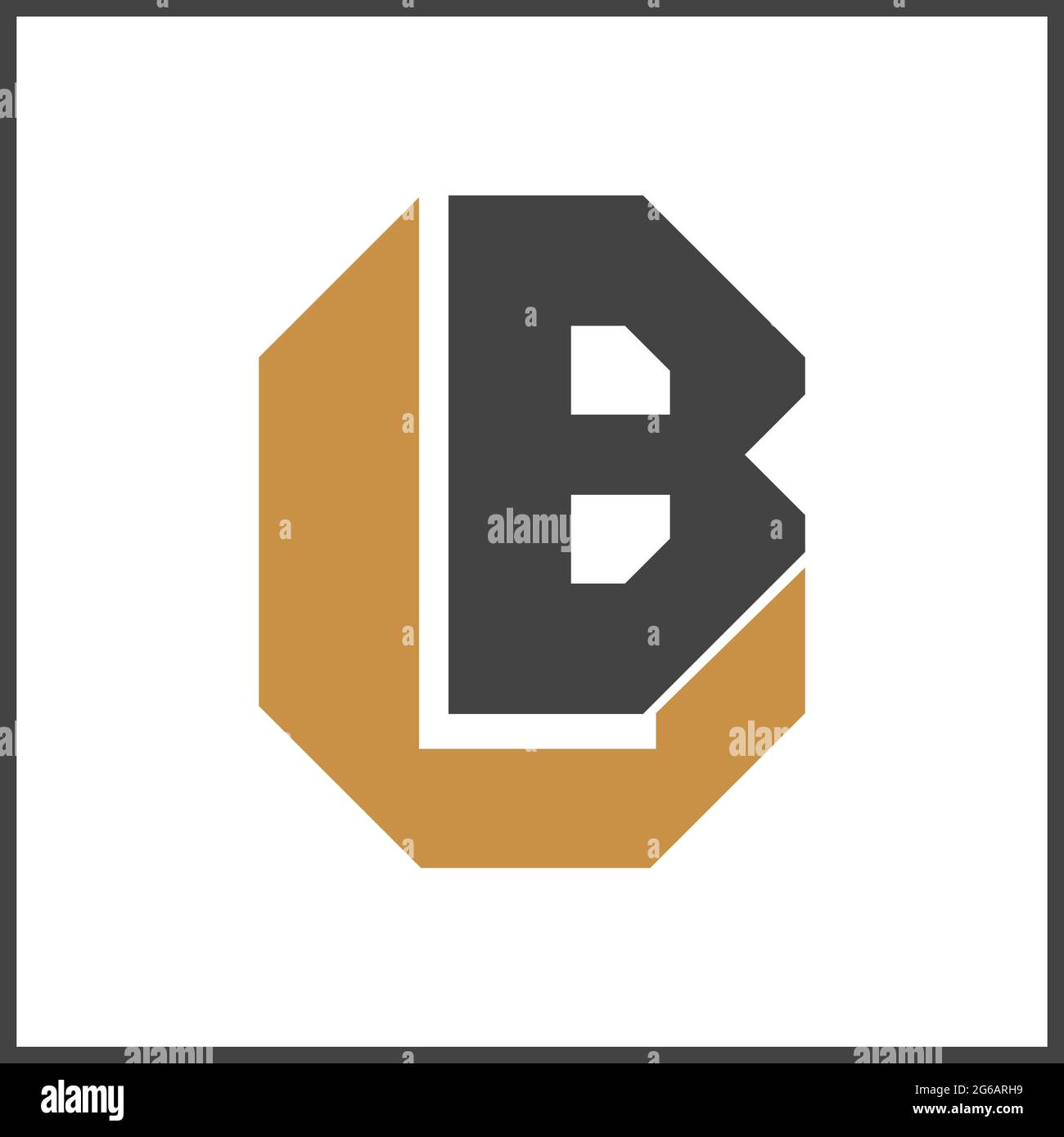 Alphabet Initials logo BL, LB, B and L Stock Vector Image & Art - Alamy