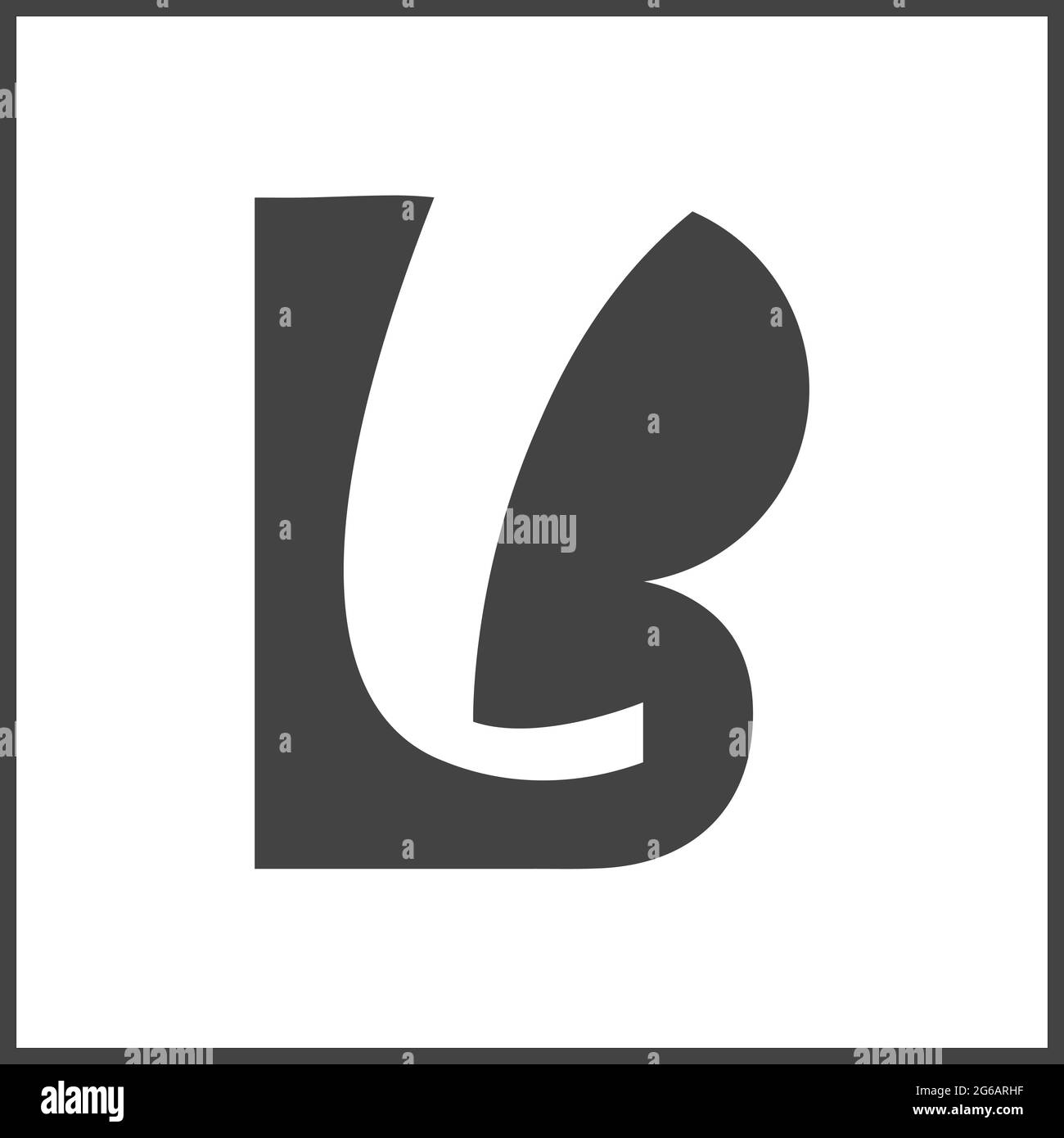 Alphabet Initials logo BL, LB, B and L Stock Vector Image & Art - Alamy