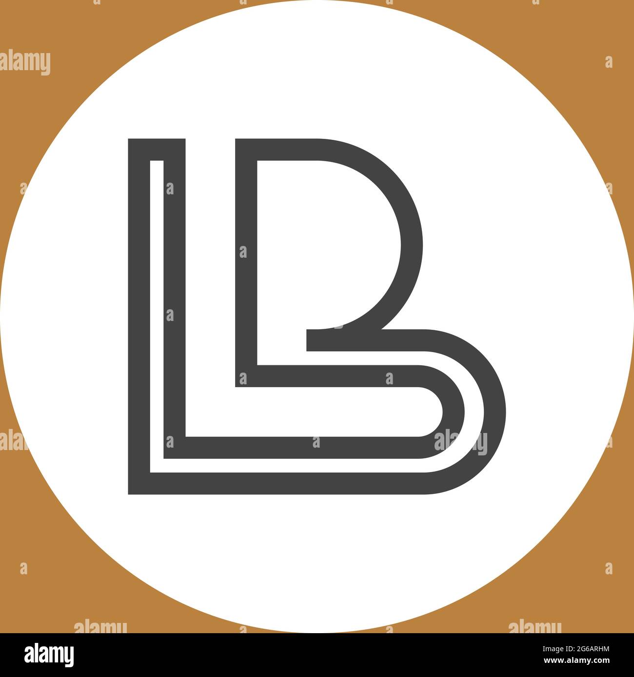 Alphabet Initials logo BL, LB, B and L Stock Vector Image & Art - Alamy