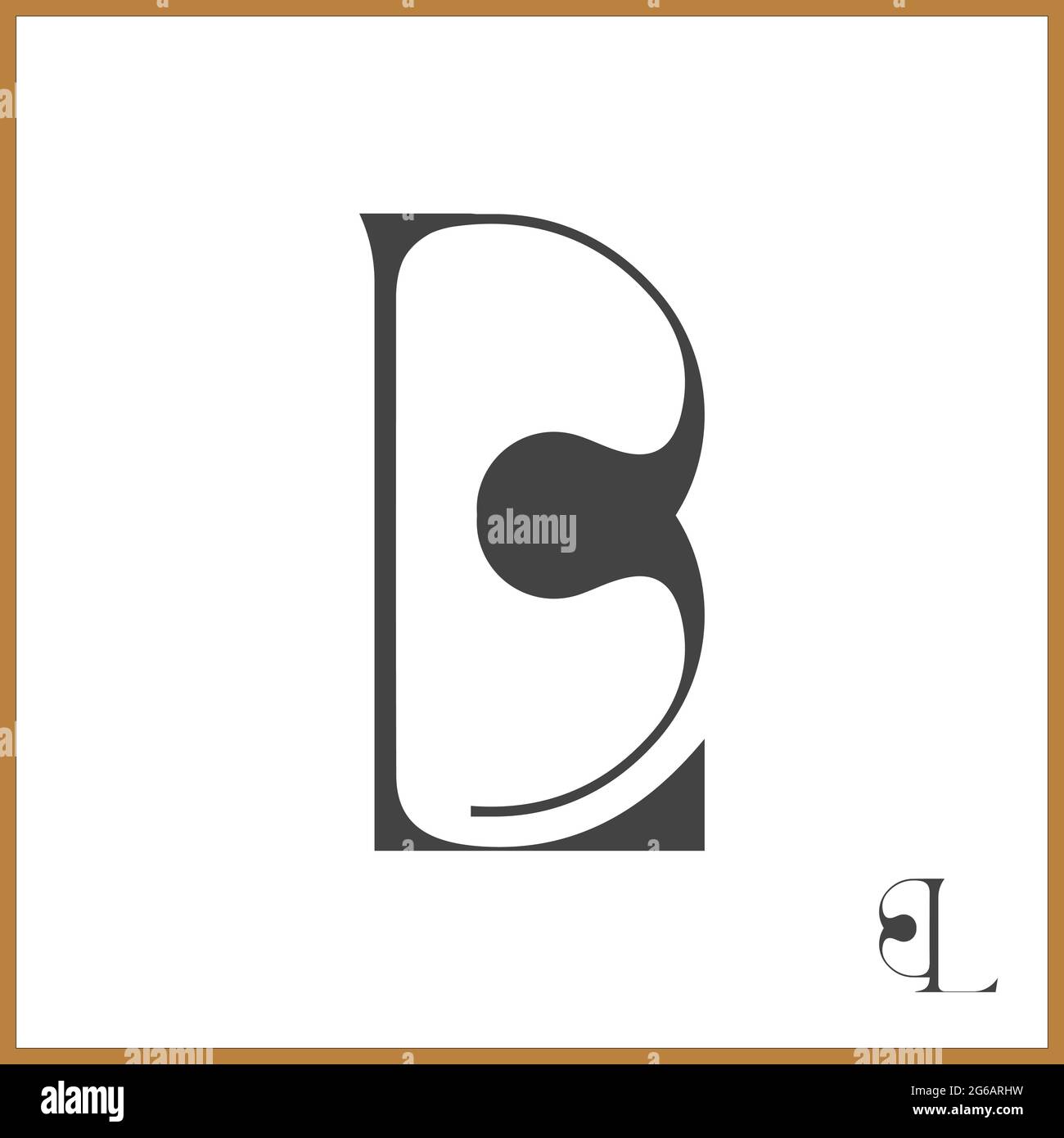 Alphabet Initials logo BL, LB, B and L Stock Vector Image & Art - Alamy