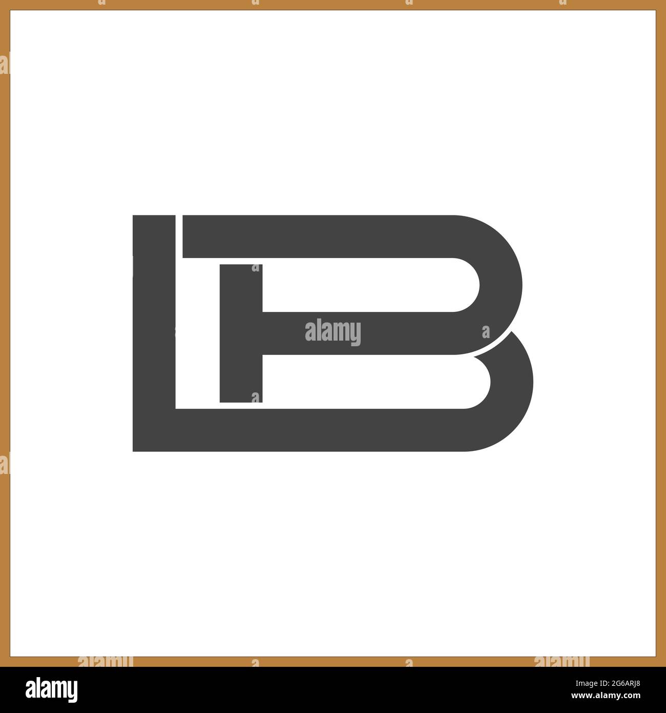 Alphabet Initials logo BL, LB, B and L Stock Vector Image & Art - Alamy