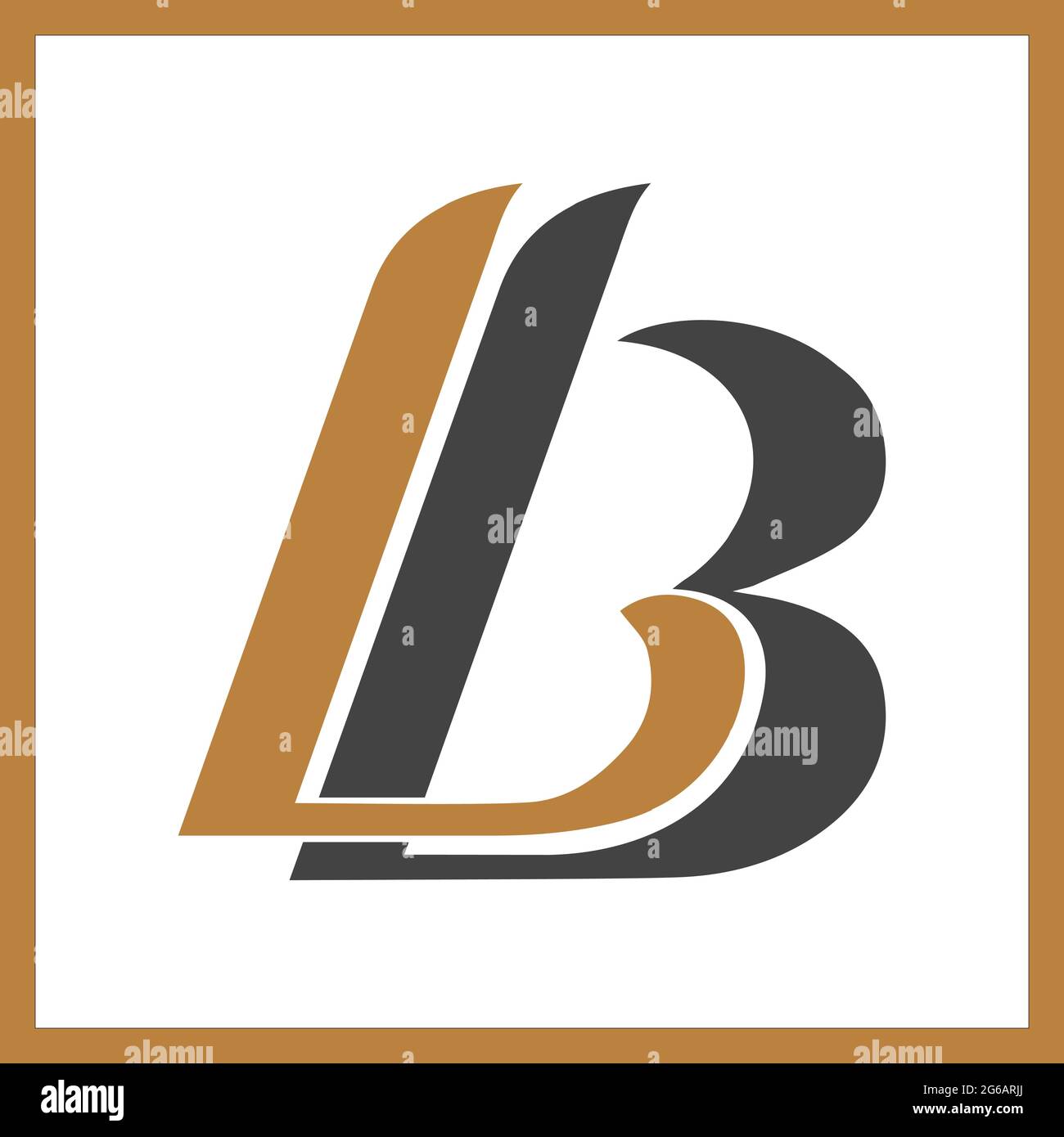 Alphabet Initials logo BL, LB, B and L Stock Vector Image & Art - Alamy