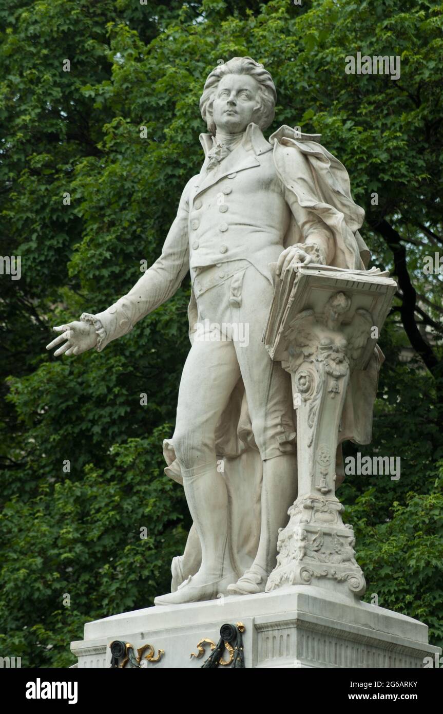 Restored mozart monument hi-res stock photography and images - Alamy
