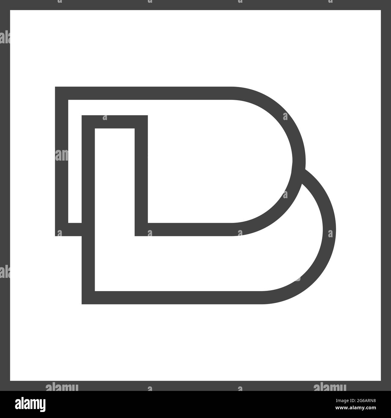 Alphabet Initials logo BL, LB, B and L Stock Vector Image & Art - Alamy