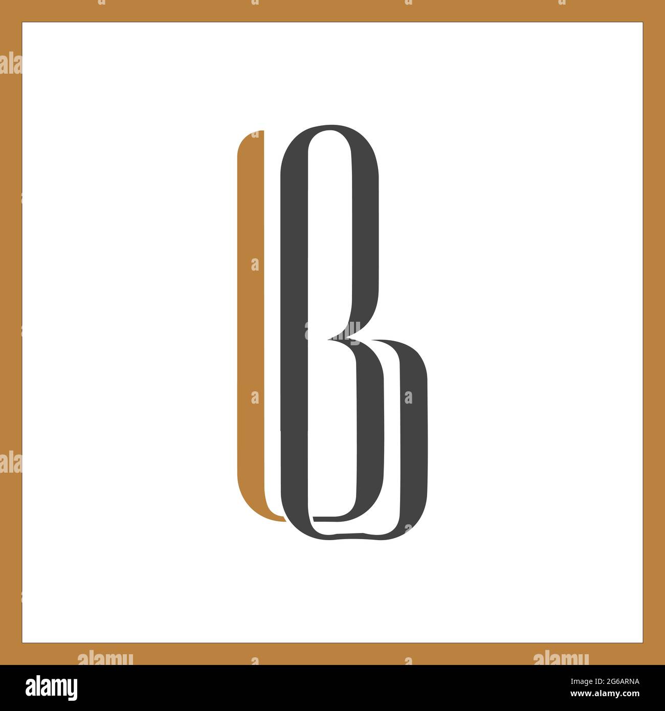 Alphabet Initials logo BL, LB, B and L Stock Vector Image & Art - Alamy
