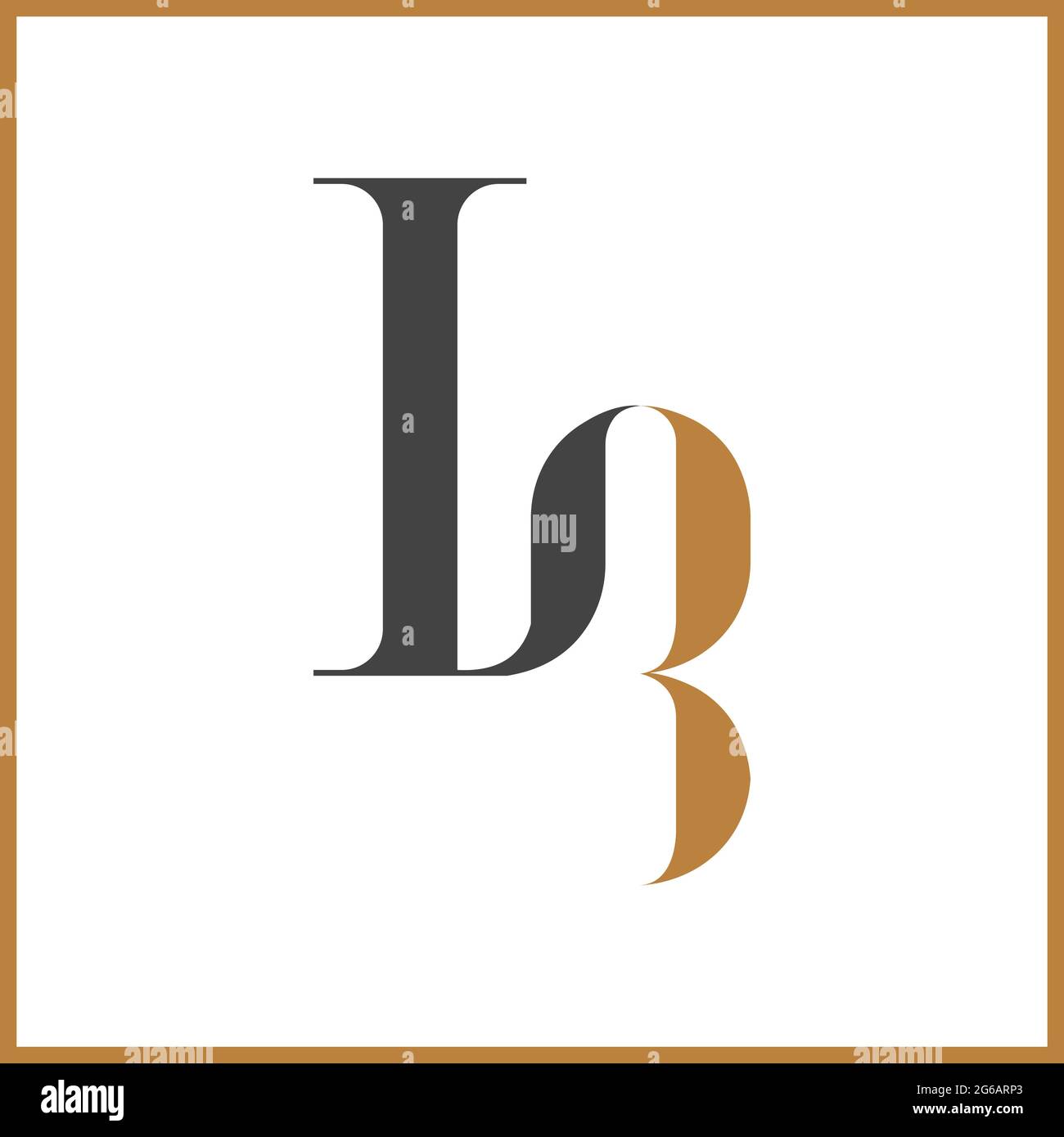 Alphabet Initials logo BL, LB, B and L Stock Vector Image & Art - Alamy