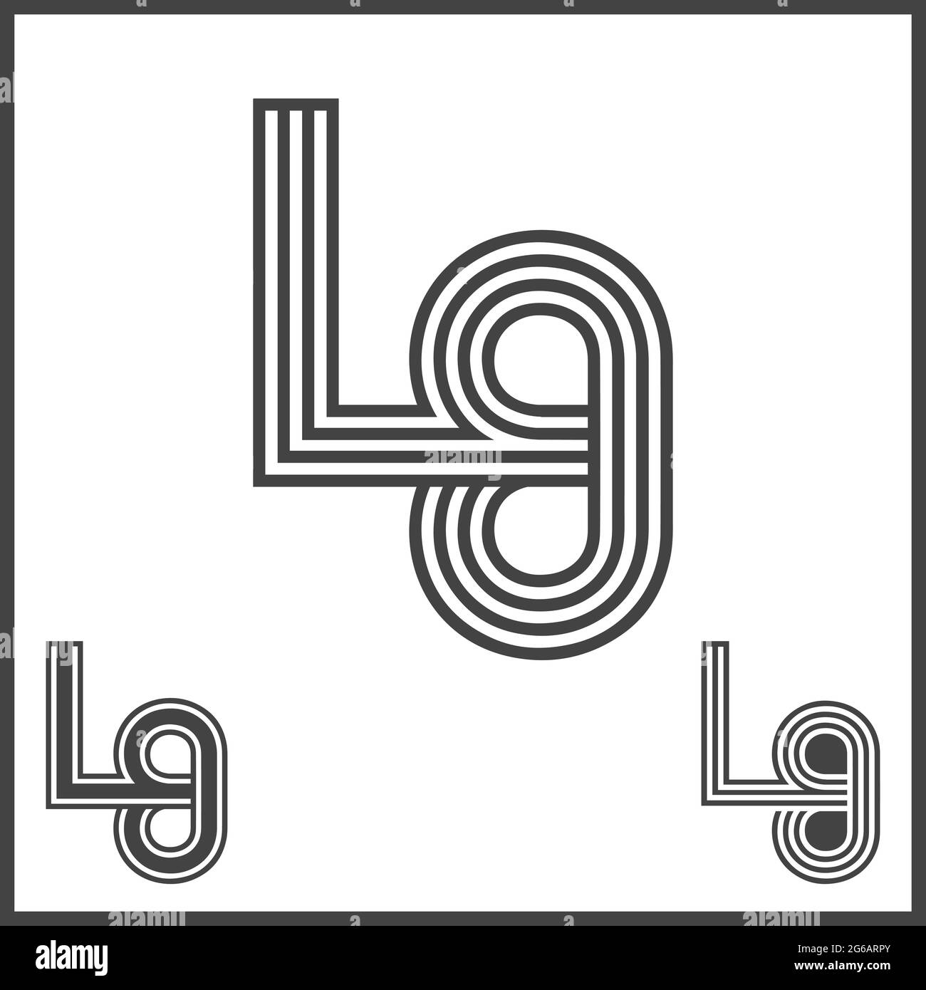 Alphabet Initials logo BL, LB, B and L Stock Vector Image & Art - Alamy