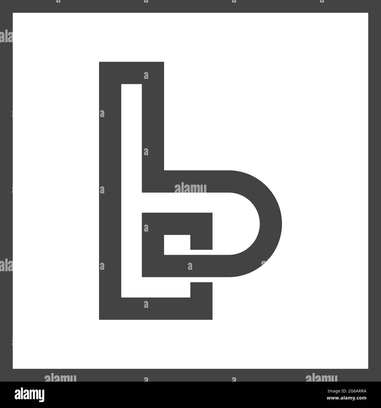 Alphabet Initials logo BL, LB, B and L Stock Vector Image & Art - Alamy