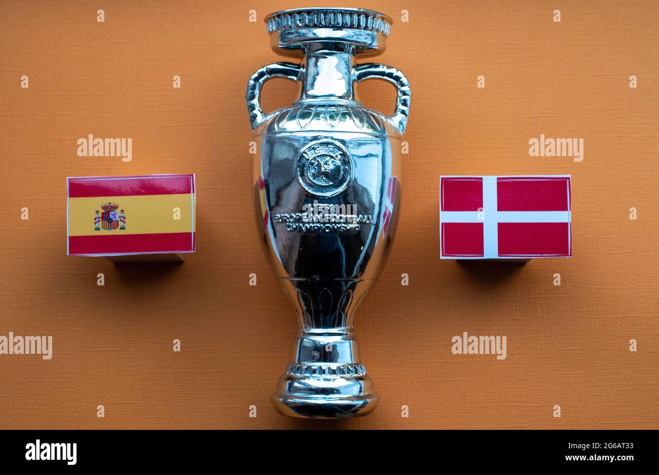 Denmark football logo hi-res stock photography and images - Alamy