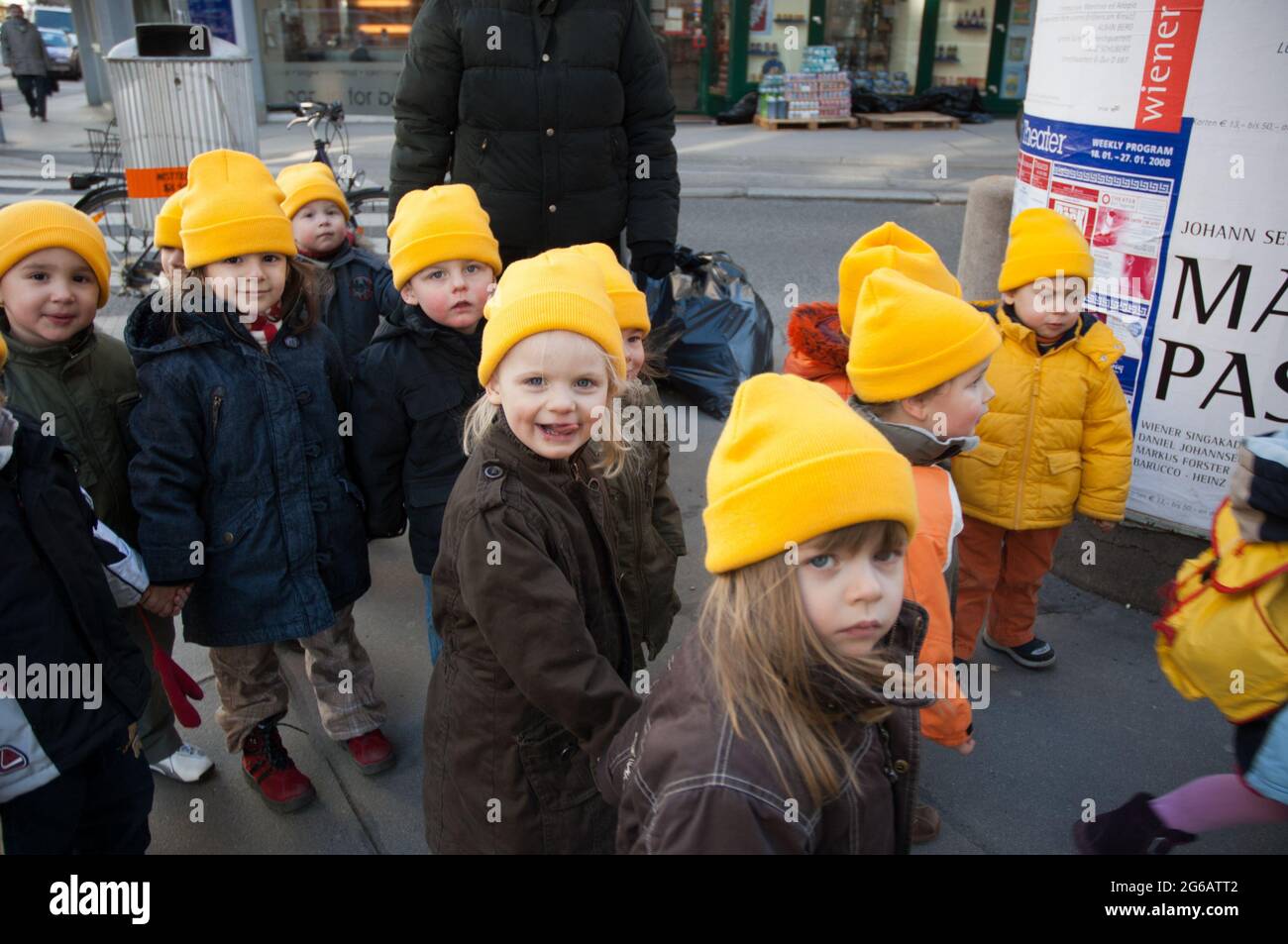 Viennese school children Stock Photo - Alamy