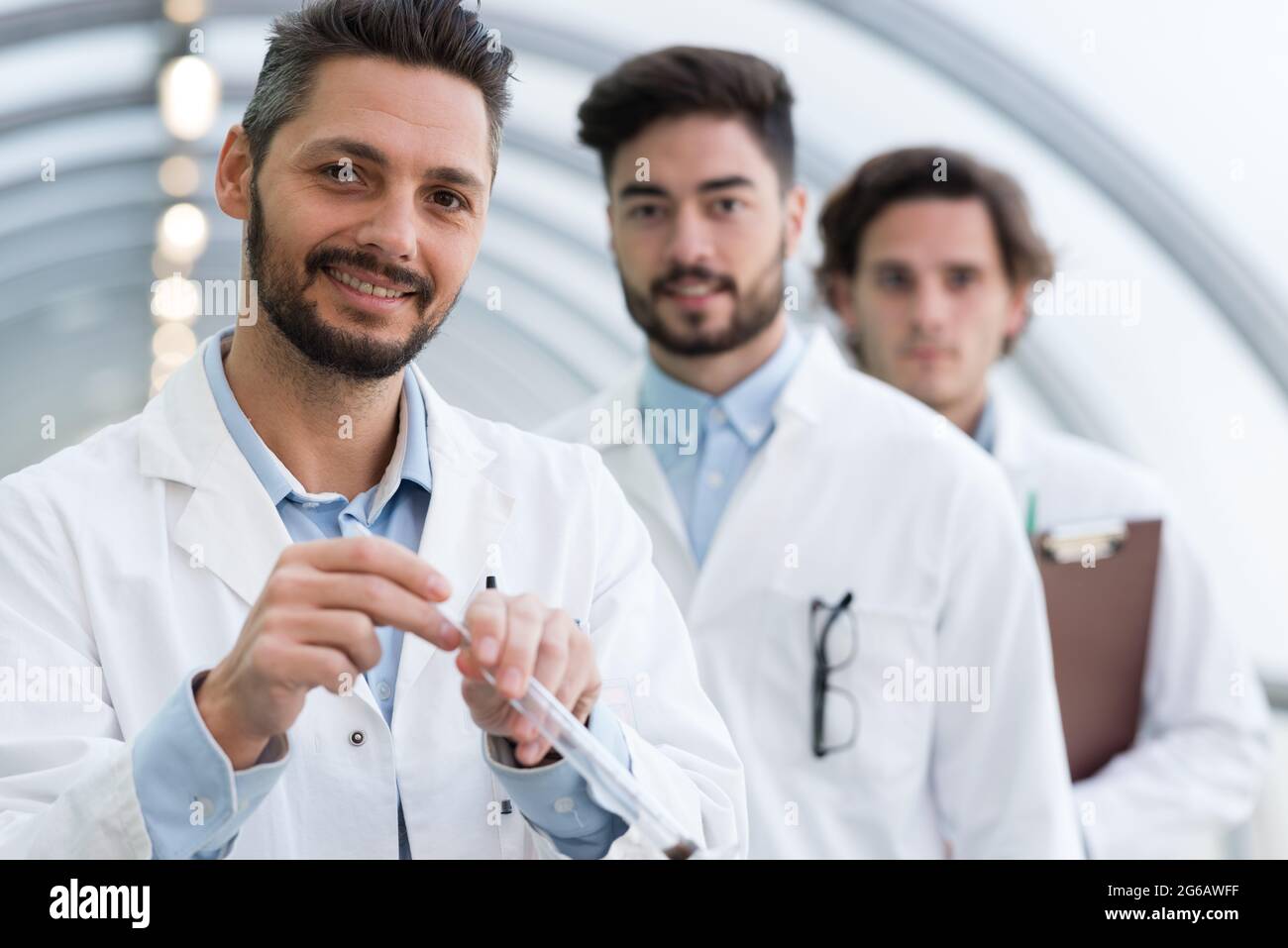 portrait of doctors standing in hospital Stock Photo - Alamy