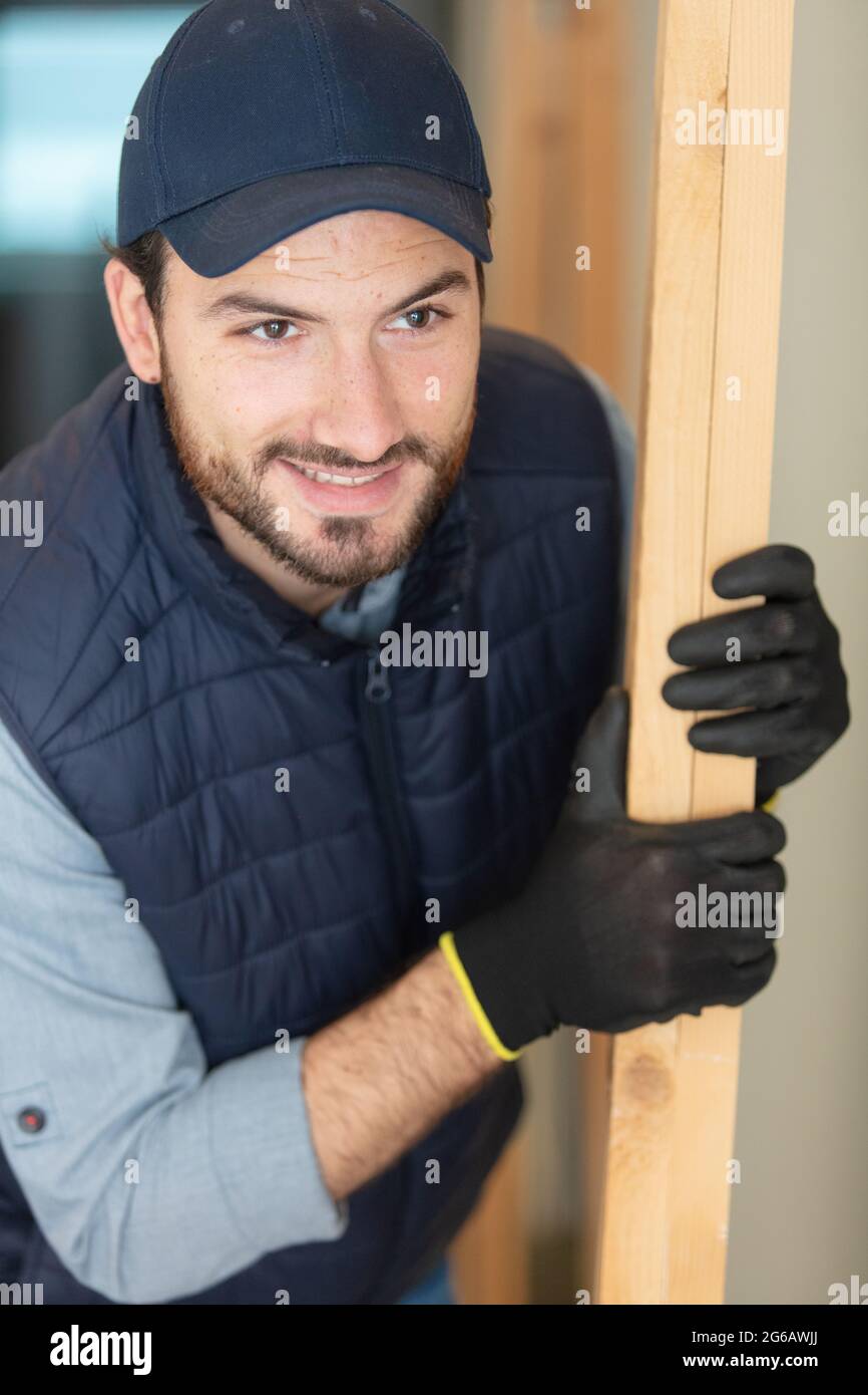 Close up unrecognizable male carpenter hi-res stock photography and ...