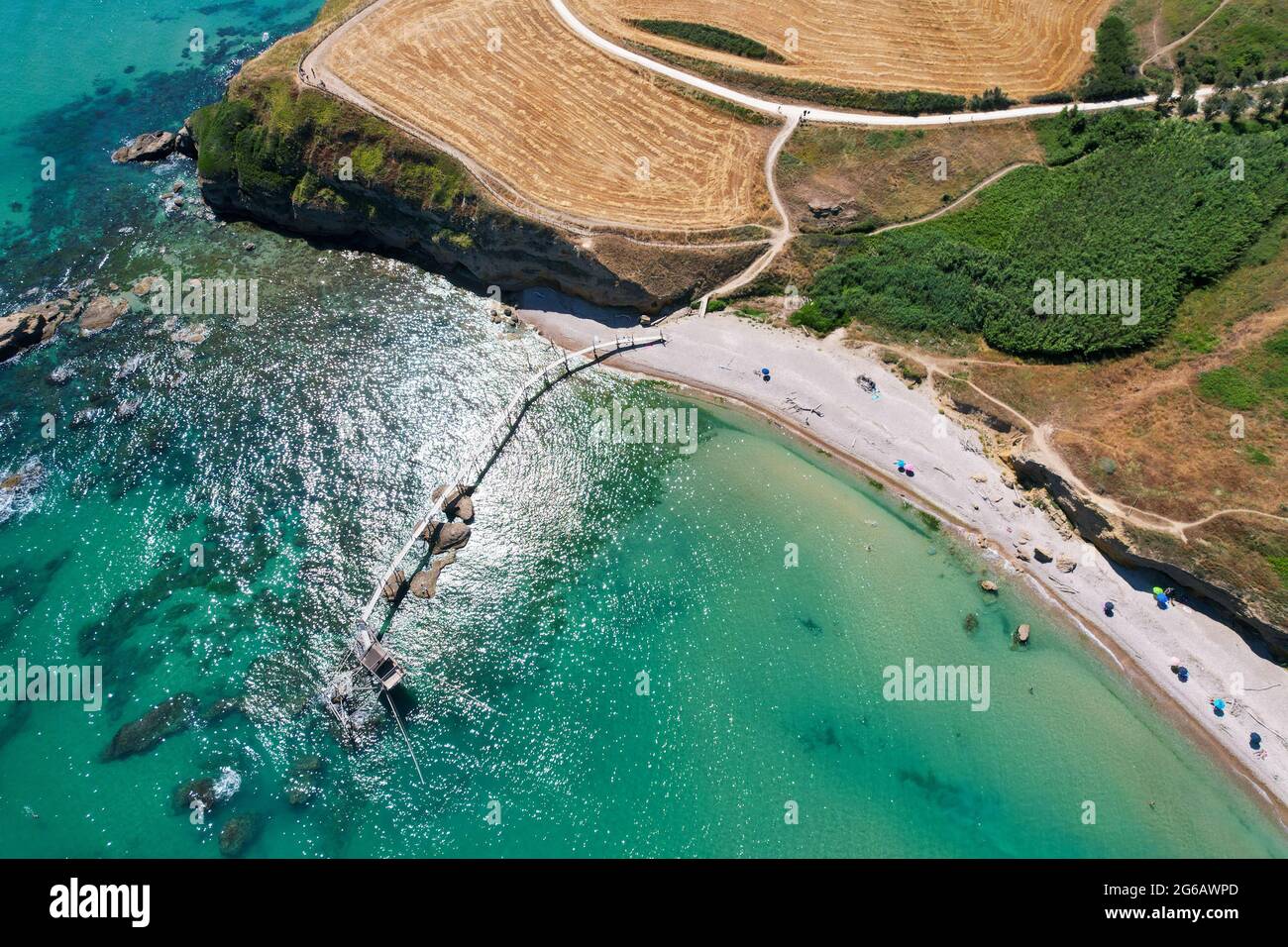 The Punta Aderci Nature Reserve. It offers one of the most beautiful ...